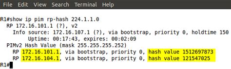 Hacking Cisco Lab BSR With Multiple RPs