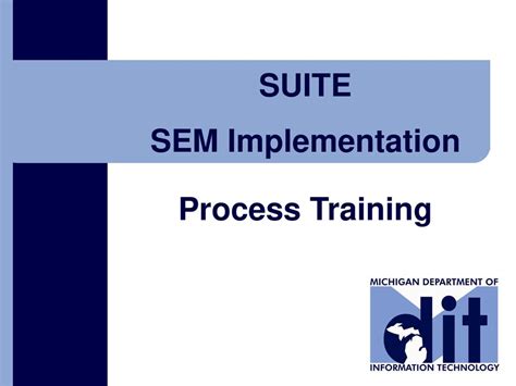 suite sem implementation process training ppt download