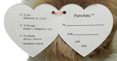 Ty Classic And Plush Swing Tags And Tush Tags
