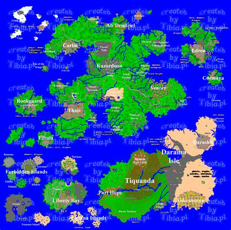 Tibia Bot Numberone 860 Download Tibia Map