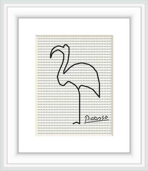 Cross Stitch Pattern Picassos Elegance The Graceful Flamingo Mini