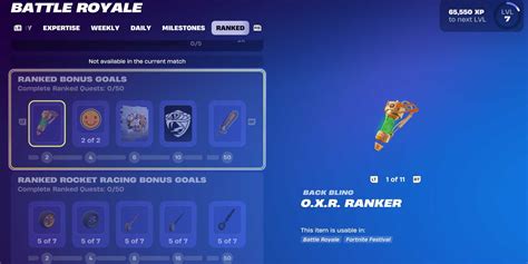 Fortnite Chapter 6 Season 4 Ranked Quests And Rewards