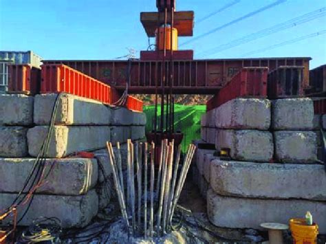 Experimental Setup For Static Load Test A Photo Of The Field B Download Scientific