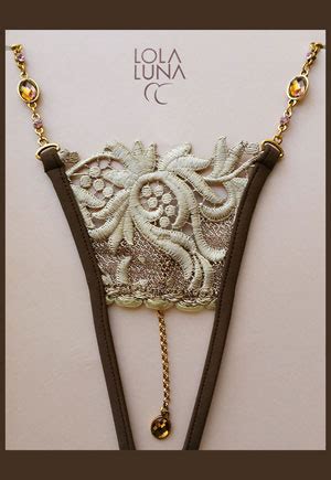Luxury Lola Luna Sahara Jewel Crotchless Thong A Mes Amours