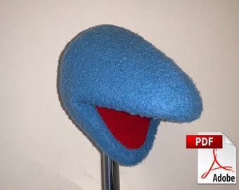 Puppet Head Pattern Digital Download Kafe Foam And Fleece Etsy