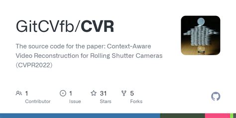 GitHub GitCVfb CVR The Source Code For The Paper Context Aware Video Reconstruction For