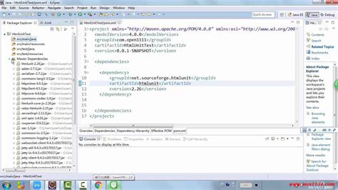【一头扎进htmlunit】视频教程第一讲java知识分享网 免费java资源下载