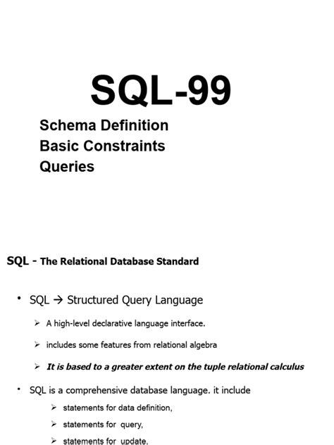 Structured Query Lang Pdf Relational Database Relational Model