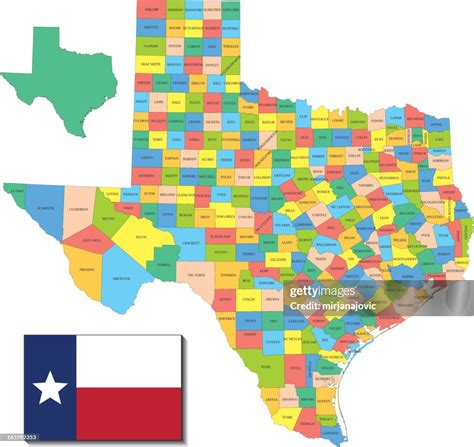 Mapa Del Estado De Texas