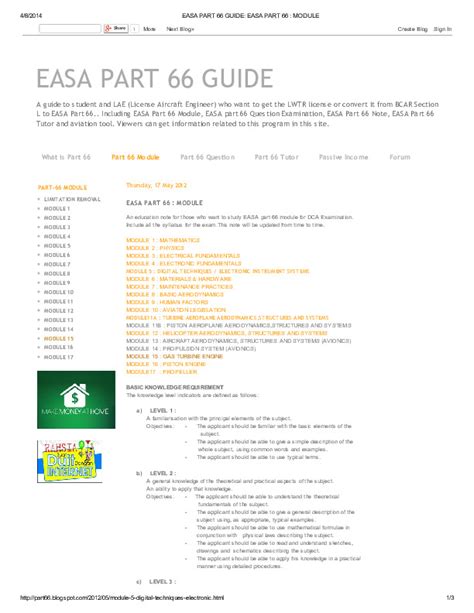 Easa Part 66 Guide Easa Part 66 Module PDFCOFFEE COM
