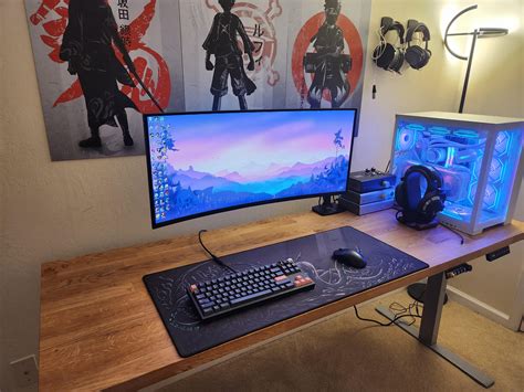 Just Got A Monitor Arm For My Ultrawide Looks Clean R Pcmasterrace