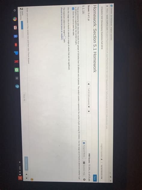 Solved Homework Section 5 1 Score 0 Of 1 Pt 5 1 16