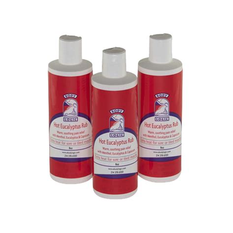 hot eucalyptus rub ebodylogic