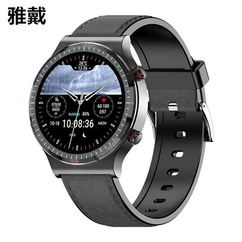 New G08 Smart Watch Body Temperature Heart Rate Ecg Ecg Test Health