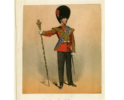 Coldstream Guards Drum Major C 1890 Drum Major Coldstream Guards
