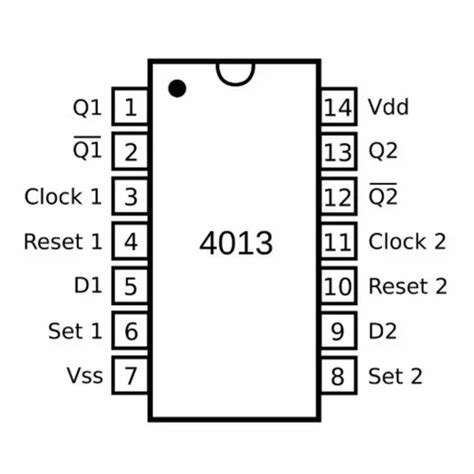 Cd4013be Dual D Flip Flop Cmos Ic Dip 14 At ₹ 29 Piece Integrated Chip In Lucknow Id