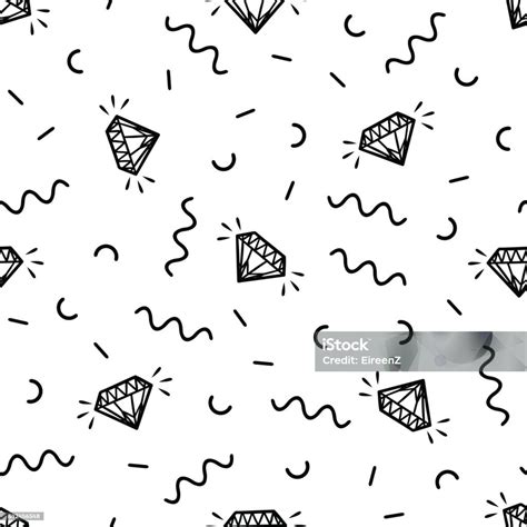 빈티지 다이아몬드와 기하학적 요소 벡터 완벽 한 복고풍 패턴입니다 혼돈 된 유행 기하학 Hipster 스타일입니다 포스터 커버 인쇄에 적합 합니다 0명에 대한 스톡 벡터