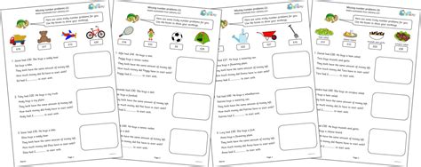 Year 2 Missing Number Problems