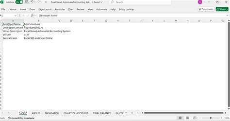 Excel Based Automated Accounting System Eloquens