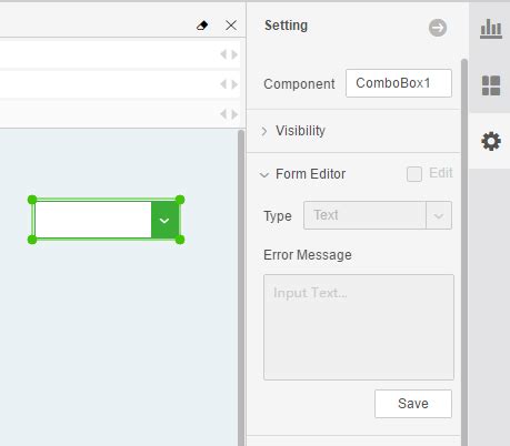 Create Dashboard Filter Data Use ComboBox Set The Parameter Value Type