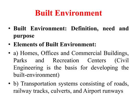 Built Environment Pptx