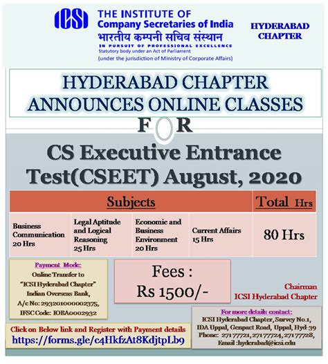 ICSI Online Classes