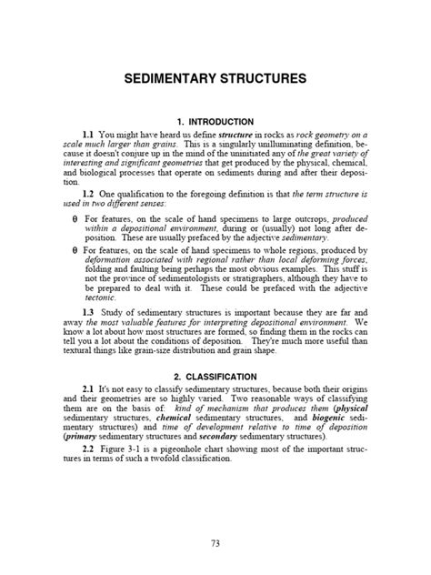 Sedimentary Structures Pdf