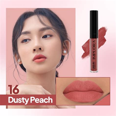 Jual Implora Urban Lip Cream Matte 16 Dusty Peach Menjaga Bibir Tetap