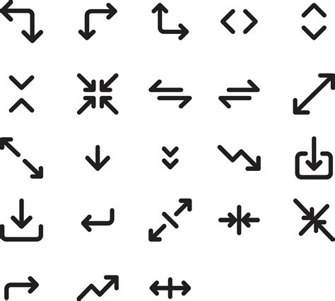 Minimalist Arrow Icon Illustration 47457231 Vector Art At Vecteezy