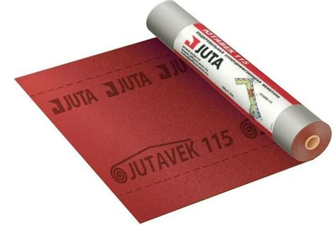 Строительная кровельная нетканая мембрана JUTAVEK 115, (50*1,5м) в ...