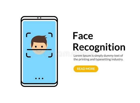 Biometric Face Recognition On Smartphone Facial Scan Security System