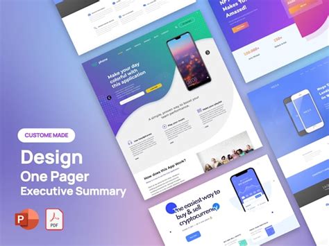 Design One Pager Executive Summary Or Report By Adamazurek Fiverr