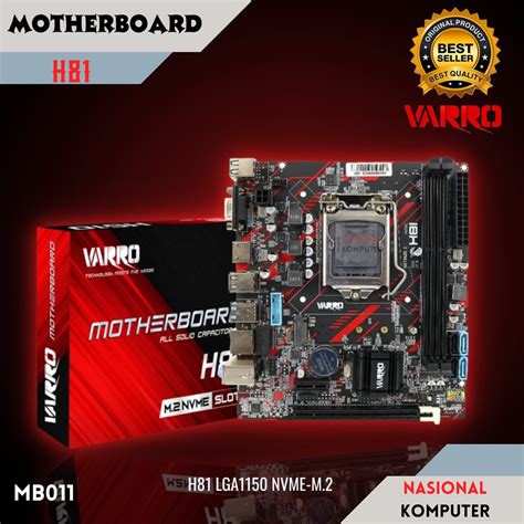 Jual Motherboard Varro H81 Socket Lga 1150 New Mobo Pc H81 Shopee Indonesia