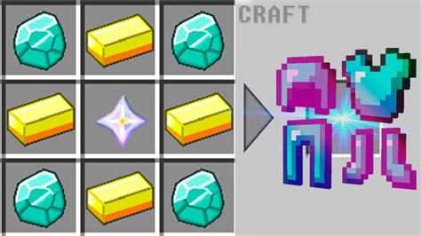 КАК СКРАФТИТЬ БРОНЮ БОГА В МАЙНКРАФТ КАК ПОЛУЧИТЬ СЕКРЕТНЫЕ ПРЕДМЕТЫ В Minecraft ЗАЩИТА НУБА