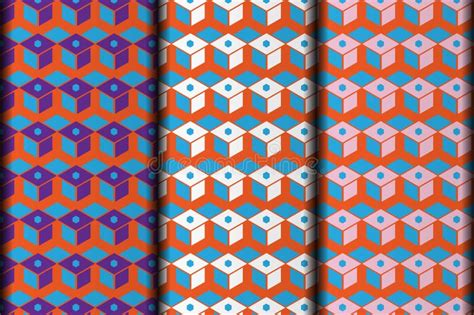 Polygon Style Vector Eps Seamless Pattern Design Template Stock Illustration Illustration Of