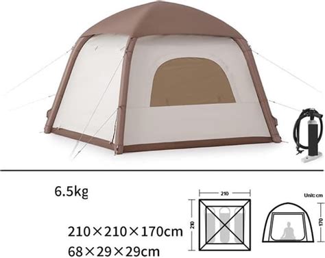 Order Tobys Inflatable 02 Camping Tent With Pump 2 4 Persons Now Jomlaae