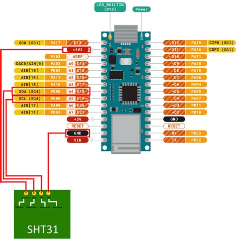 How To Use And Where To Connect The Sht31 On The Arduino Nano 33 Iot