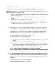 Module Assignment Worksheet Docx HIM Ambulatory Coding Module Written