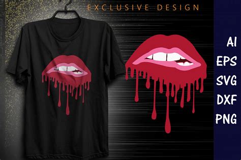 Lips Art T Shirt Design Graphic By Design Spring · Creative Fabrica
