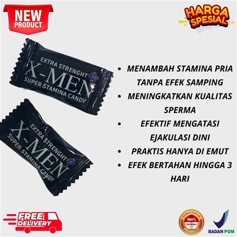 X Men Is A Mint Flavored Candy Produced To Increase Male Strength And Increase Vitality