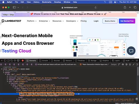 how to inspect elements on mac