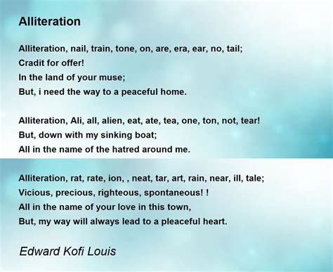 Z Alliteration Poem Alliteration Poems Alliteration