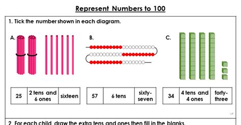 Free Represent Numbers To 100 Homework Classroom Secrets Classroom Secrets
