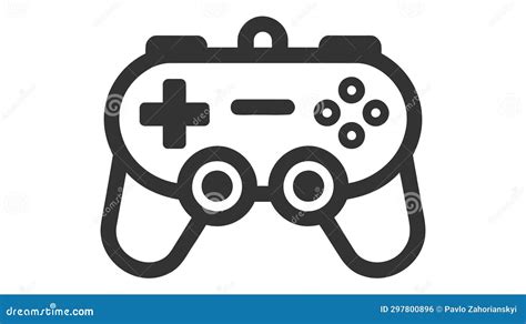 Minimal Gaming Symbol Stream Modern Games Wireless Controller Icon