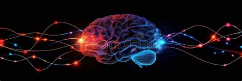 Scientific Visualization Showcasing Intricate Neuron Pathways And Dynamic Electrical Activity In