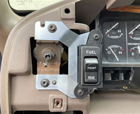Back Window Switch Repair Bracket And Dual Fuel Tank 1992 1997 Ford