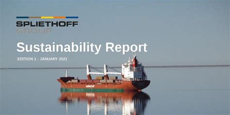 Spliethoff On Linkedin Click Below For Our Groups Sustainability Report