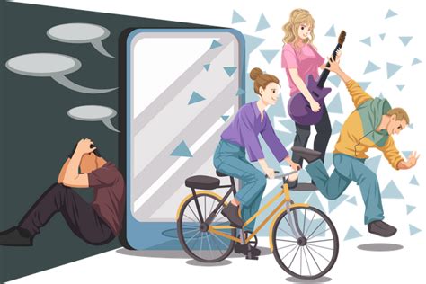Best Premium Introvert Vs Extrovert People Illustration Download In Png