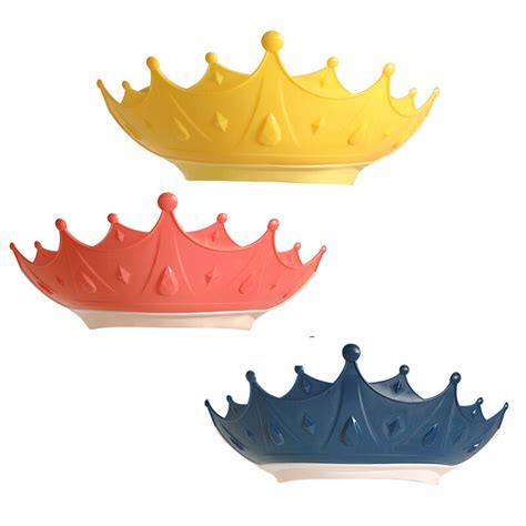 크라운 조정 가능한 베이비 샤워 캡 샴푸 목욕 워시 헤어 쉴드 모자 어린이 방수가 아이를위한 귀에 물을 방지 베이비 케어