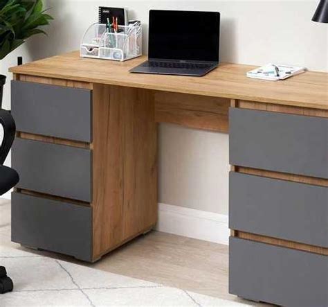 Хелен пс 02 Письменный стол графит и дуб Москва Мебель и интерьер Festima Ru мониторинг